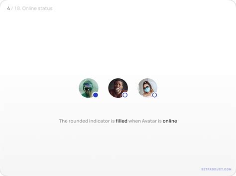 Avatar UI Design Exploration The States Of Userpic Component