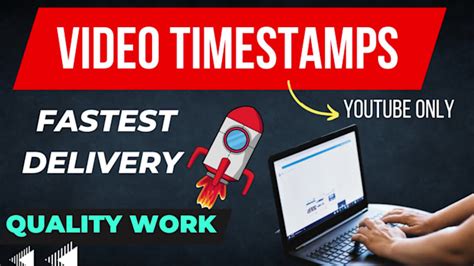 Create Youtube Timestamps Seo Friendly Video Chapters Names By Shubhamlogo Fiverr