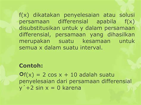 Persamaan Differensial Ppt