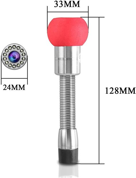 Replacement Sewer Camera Head 23mm 512hz Sonde Self Leveling Camera