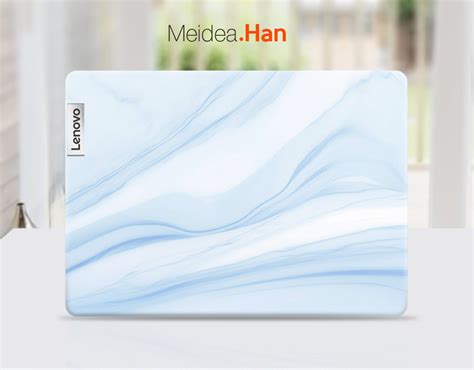 Custom Laptop Skins Lenovo Legion Decal Personalised Aesthetic Blue Marble Texture For Legion