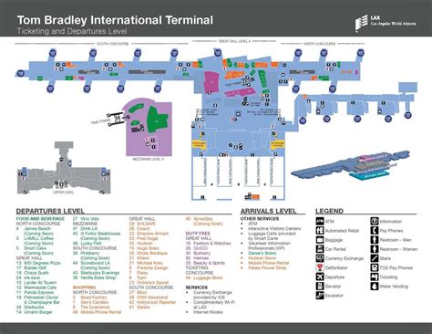 Lax Terminal 1 Map