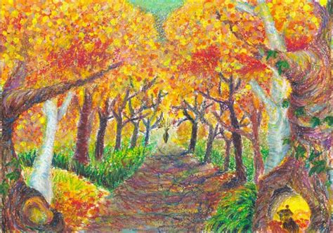 「秋の森」 By Bijuびじゅ｜アート・絵画の販売通販サイト Artmeter 国内最大級のインディーズアート専門マーケットプレイス