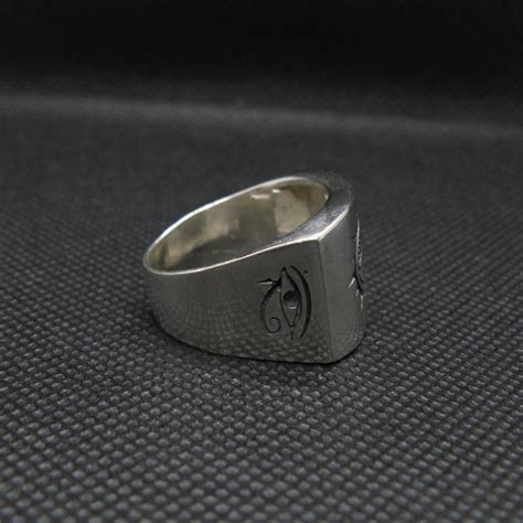Sterling Silver Men Ring Amon Ra Eye Sun Genuine Solid Hallmarked 925 R002018 Etsy