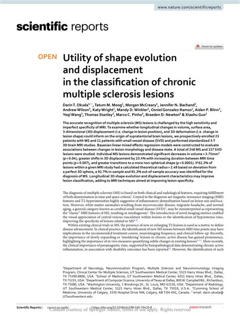 Pdf Utility Of Shape Evolution And Displacement In The Classification