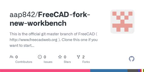 Github Aap Freecad Fork New Workbench This Is The Official Git Master Branch Of Freecad