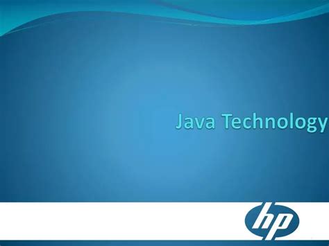 PPT Java Technology PowerPoint Presentation Free Download ID