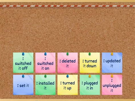 Phasal Verbs Electronic Devices Find The Match