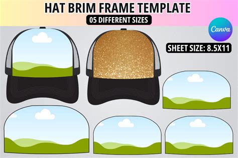 Hat Trucker Canva Editable Template Graphic By Design Store · Creative