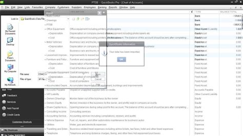 Quickbooks Online Tutorial Chart Of Accounts