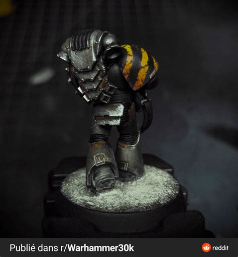 I Did My 30k Army Test Model This Evening Mk6 Space Marine From The