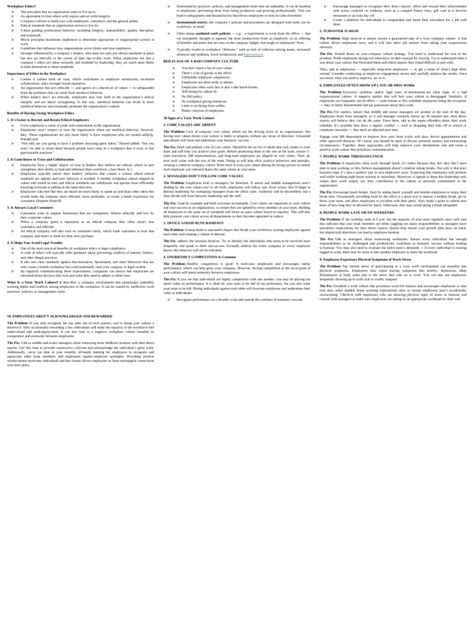 Workplace Ethics Pdf