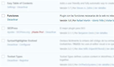 Cómo añadir funciones a WordPress fuera del functions php