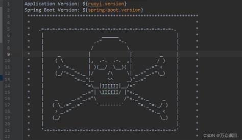 springboot 启动log 若依佛祖保佑 csdn博客