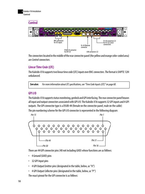pages from gpio kaleido x16 installationmanual 2 pdf electrical