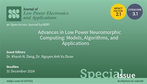 Journal Of Low Power Electronics And Applications Mdpi On Linkedin