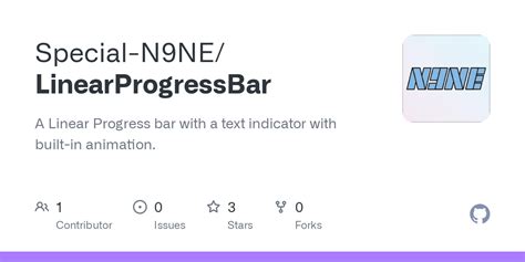 Github Special N9nelinearprogressbar A Linear Progress Bar With A