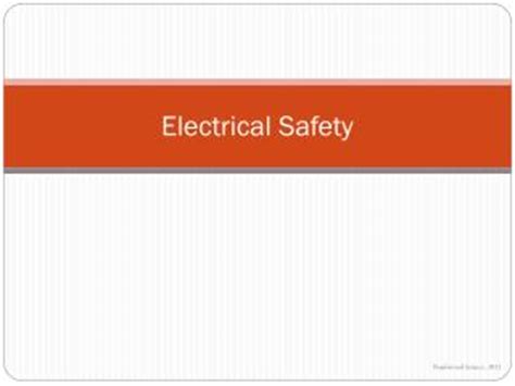 PPT Electrical Safety PowerPoint Presentation Free Download ID