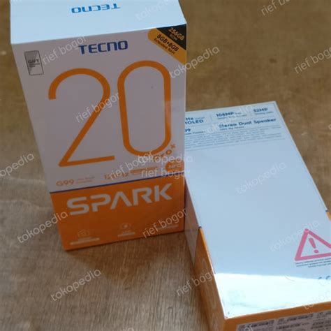 Jual Tecno Spark Pro Plus Baru Resmi Hitam Kota Bogor Rief Bogor Tokopedia