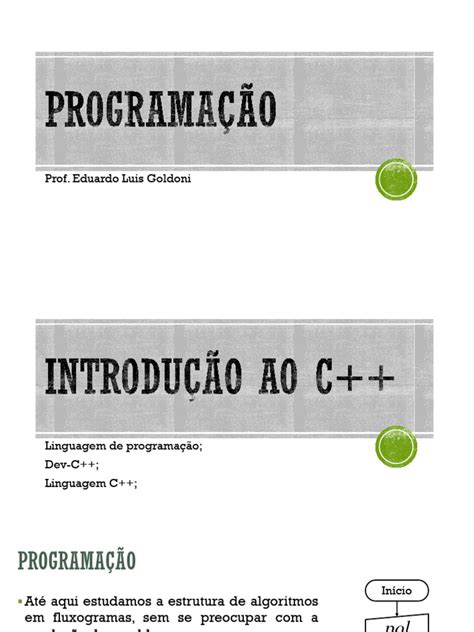 Aula 8 Introdução Ao C E Ao Compilador Devc Pdf C