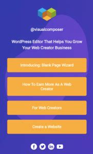 How to Create a Bio Link in WordPress for Free - Visual Composer