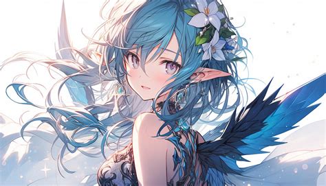 Blue Haired Elf By Liminalmessiah On Deviantart