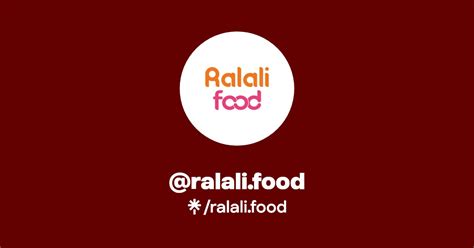Ralalifood Instagram Tiktok Linktree