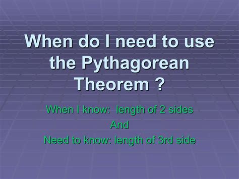 Pythagorean Theoremppt Free Download Pythagorean Theoremppt Free Download