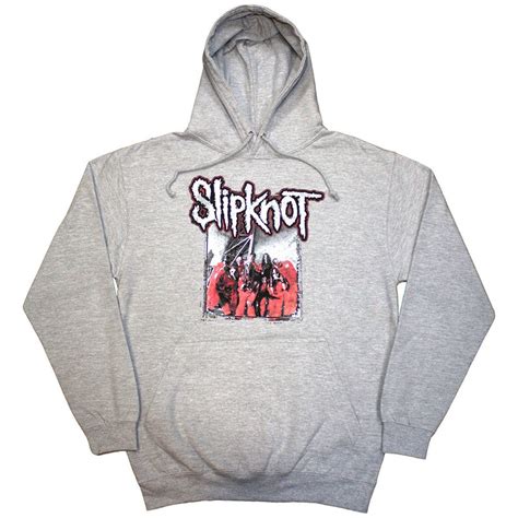 Slipknot Self Titled Grey Large Hoodie Vinyl Records Collection Lps