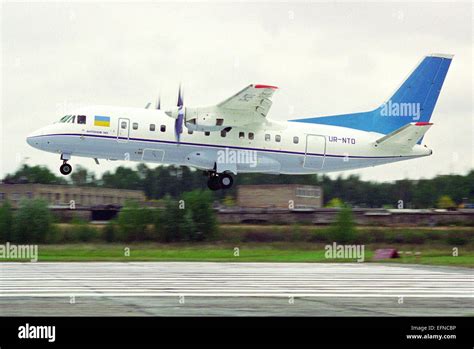 Ukrainian airliner Antonov An-140 Stock Photo - Alamy