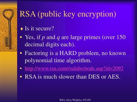 ppt public encryption rsa powerpoint presentation free download