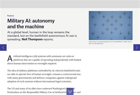 Military Ai Autonomy And The Machine Global Defence Technology Issue 147 June 2024