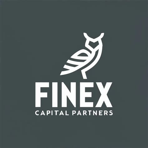 Logo Design For Finex Capital Partners Wise Owl Symbolizing Financial