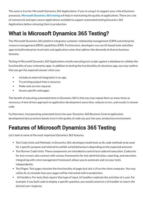 Ppt Everything You Need To Know About Microsoft Dynamics 365 Testing