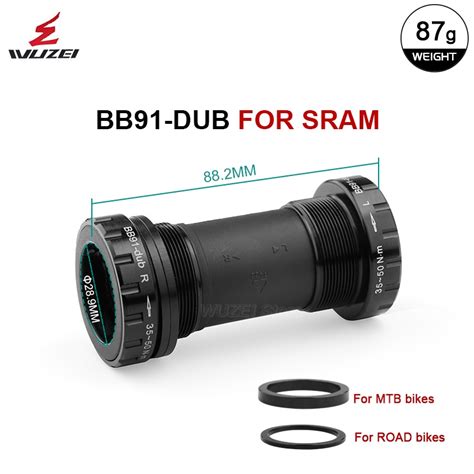 Wuzei Sram Dub Bb กระโหลกจักรยาน Bsa เกลียวกลาง 68 73 มม Bb30 Pf30