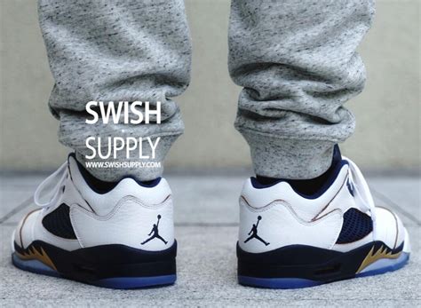 Air Jordan 5 Low Dunk From Above Sneaker Bar Detroit