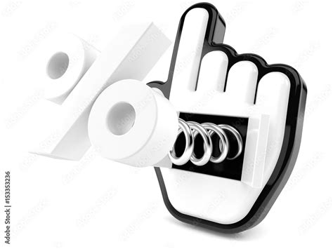 Percent Symbol And Cursor Stock Illustration Adobe Stock