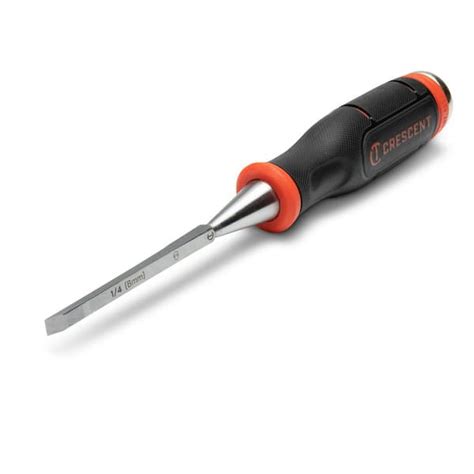 Crescent 1 4 In Wood Chisel With Grip And Striking End Cap Cwch14