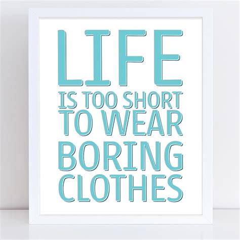 Life Is Too Short Printable Art Wall Decor Instant Download Craft