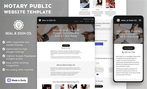 Notary Website Templates Free Professional Designs To Grow Your
