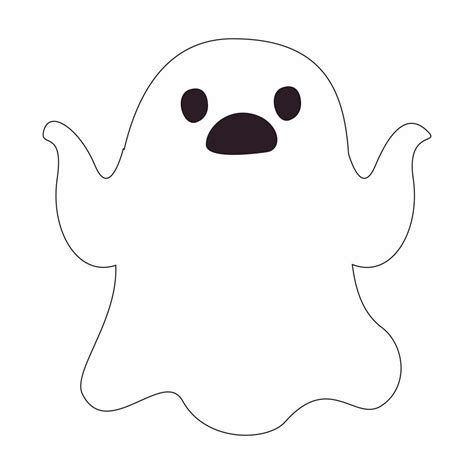 Printable Ghost Face Template Printable Jd
