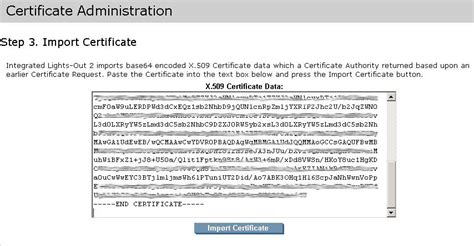 Ilo Board Und Hp System Management Homepage Mit Zertifikaten Einer