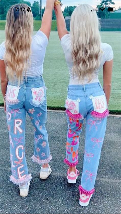 Pin By Kira Fardig On 🎓 Senior Hs 2026 Homecoming Jeans Ideas Custom