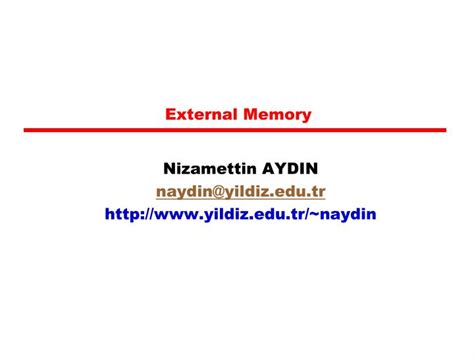 ppt external memory powerpoint presentation free download id 5891745