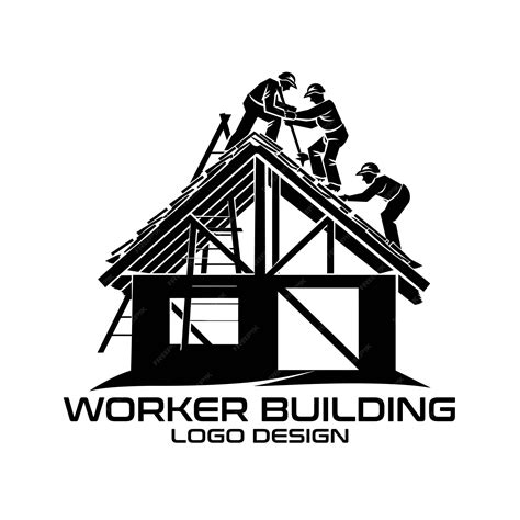 Worker Building Vector Logo Design Premium Ai Generated Vector Worker Building Vector Logo Design Premium Ai Generated Vector