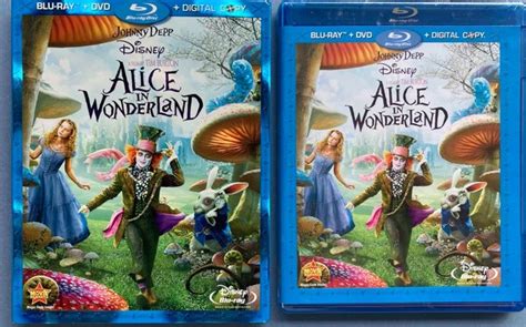 Alice In Wonderland Blu Ray Dvd Edition Disney Tim Burton Johnny Depp