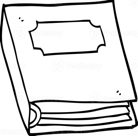 Line Drawing Cartoon Purple Book 45059633 Png