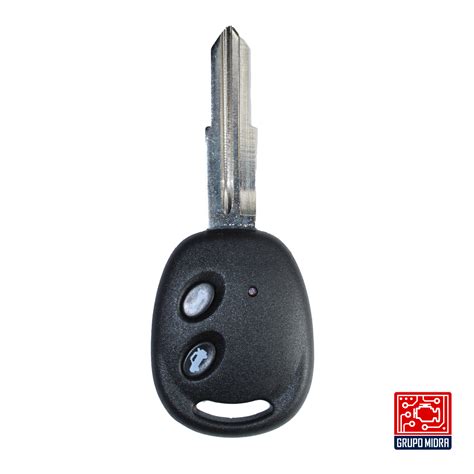 Chevrolet A17 Carcasa De Llave Remota De 2 Botones Con Luz Grupo Midra