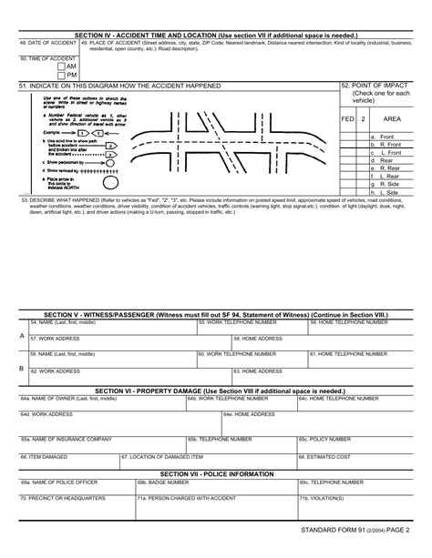 Form Sf 91 Fill Out Sign Online And Download Fillable Pdf
