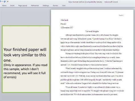 Mla Formatting Pptx Mla Formatting Pptx